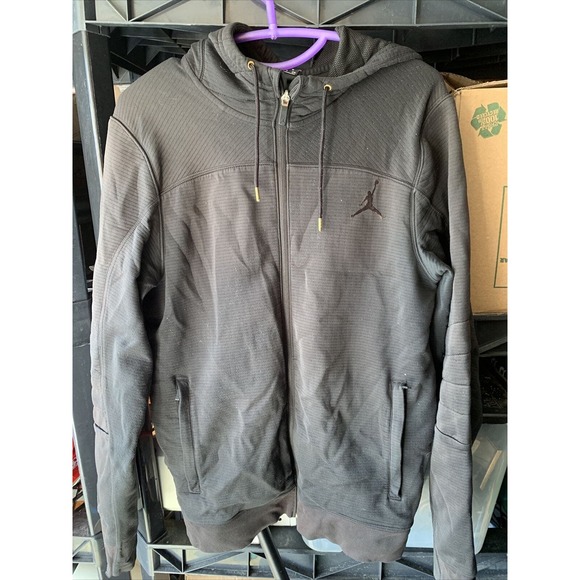 Michael Jordan | Shirts | Michael Jordan Sweater Black Hoodie Small ...